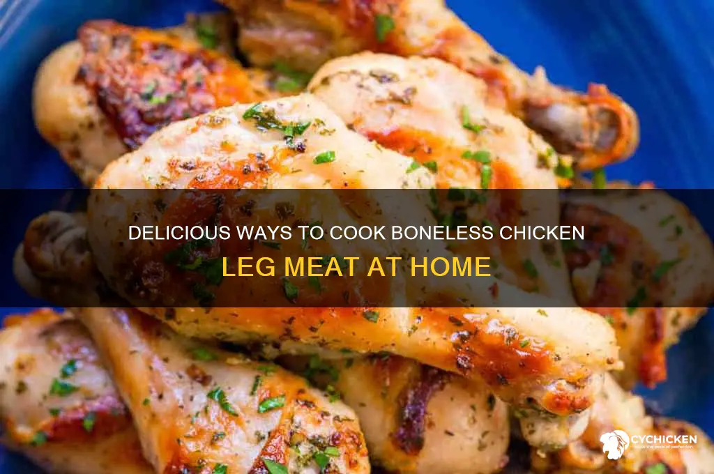 Delicious Ways To Cook Boneless Chicken Leg Meat At Home | CyChicken