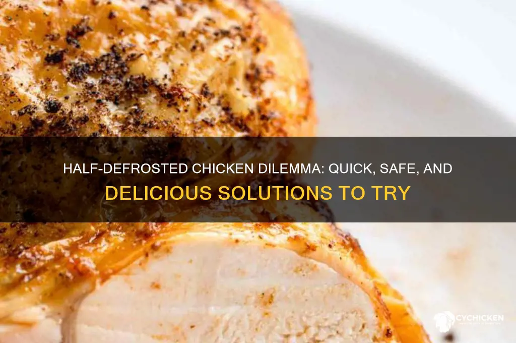Half-Defrosted Chicken Dilemma: Quick, Safe, And Delicious Solutions To ...
