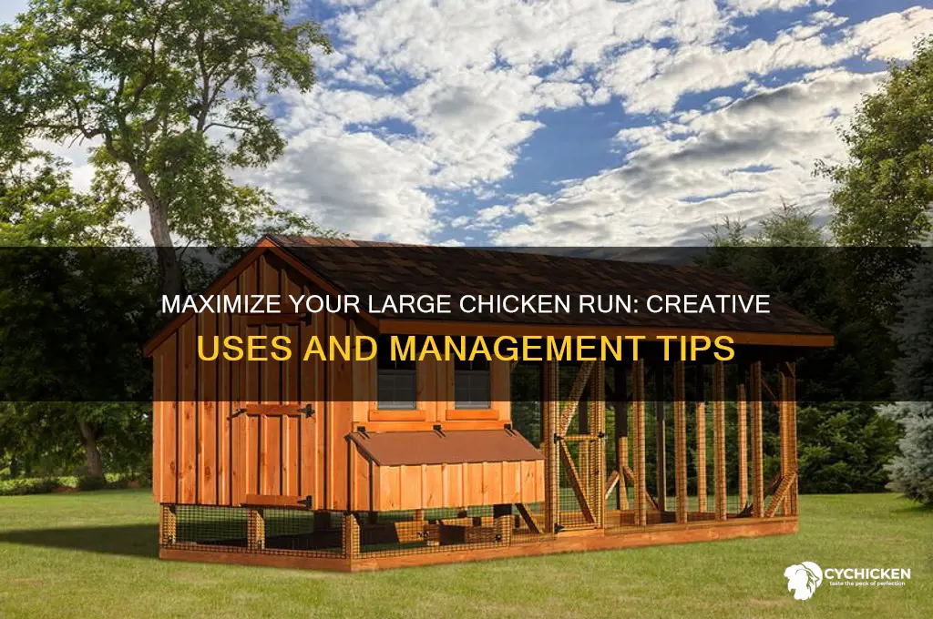 Maximize Your Large Chicken Run: Creative Uses And Management Tips ...