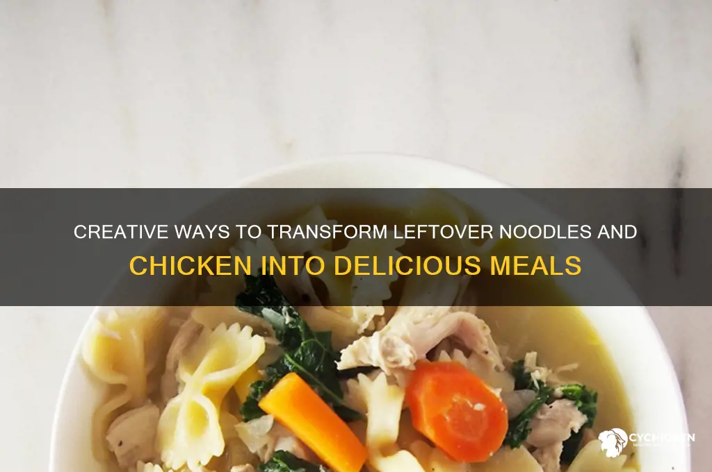 Creative Ways To Transform Leftover Noodles And Chicken Into Delicious ...