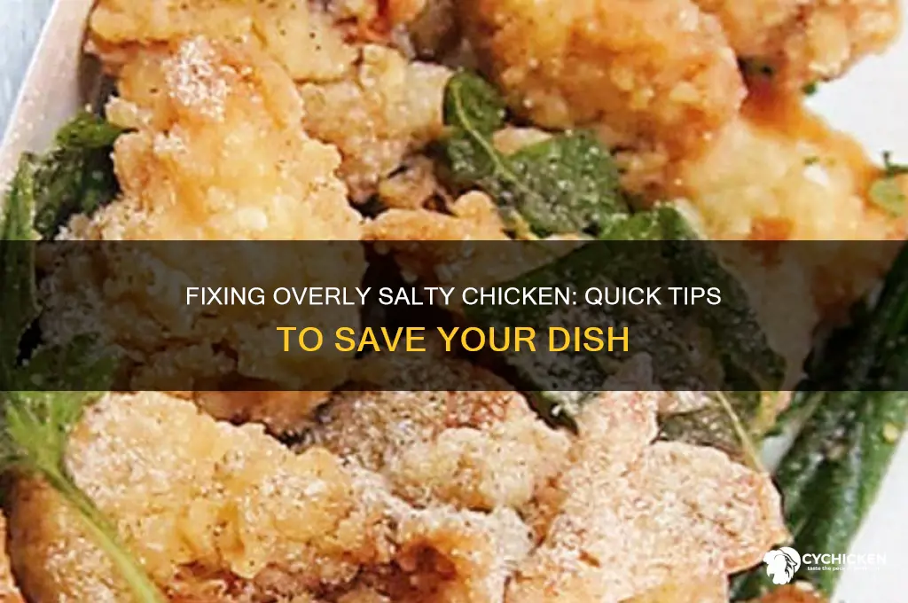 Fixing Overly Salty Chicken: Quick Tips To Save Your Dish | CyChicken