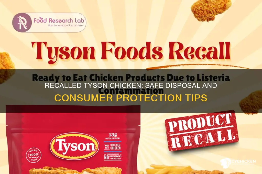 Recalled Tyson Chicken: Safe Disposal And Consumer Protection Tips ...