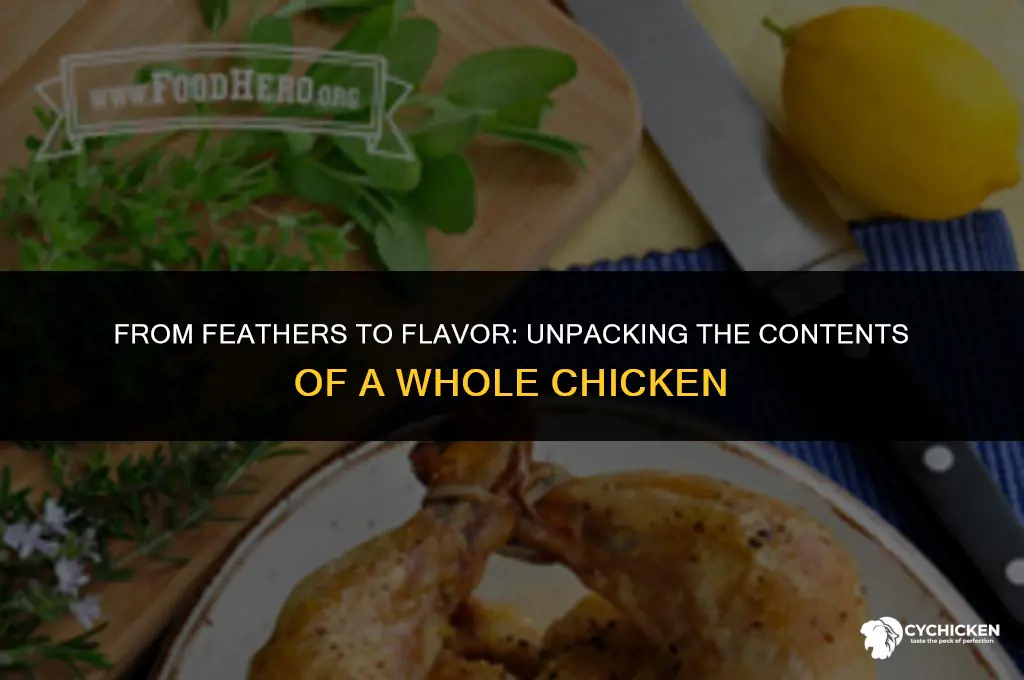From Feathers To Flavor: Unpacking The Contents Of A Whole Chicken ...