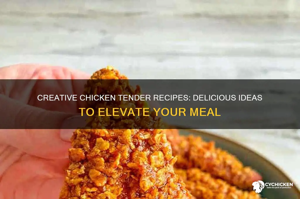 Creative Chicken Tender Recipes: Delicious Ideas To Elevate Your Meal ...