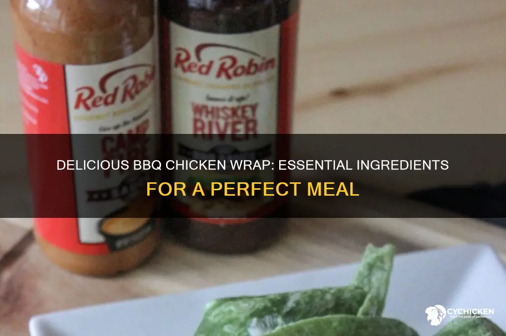 Delicious Bbq Chicken Wrap: Essential Ingredients For A Perfect Meal ...
