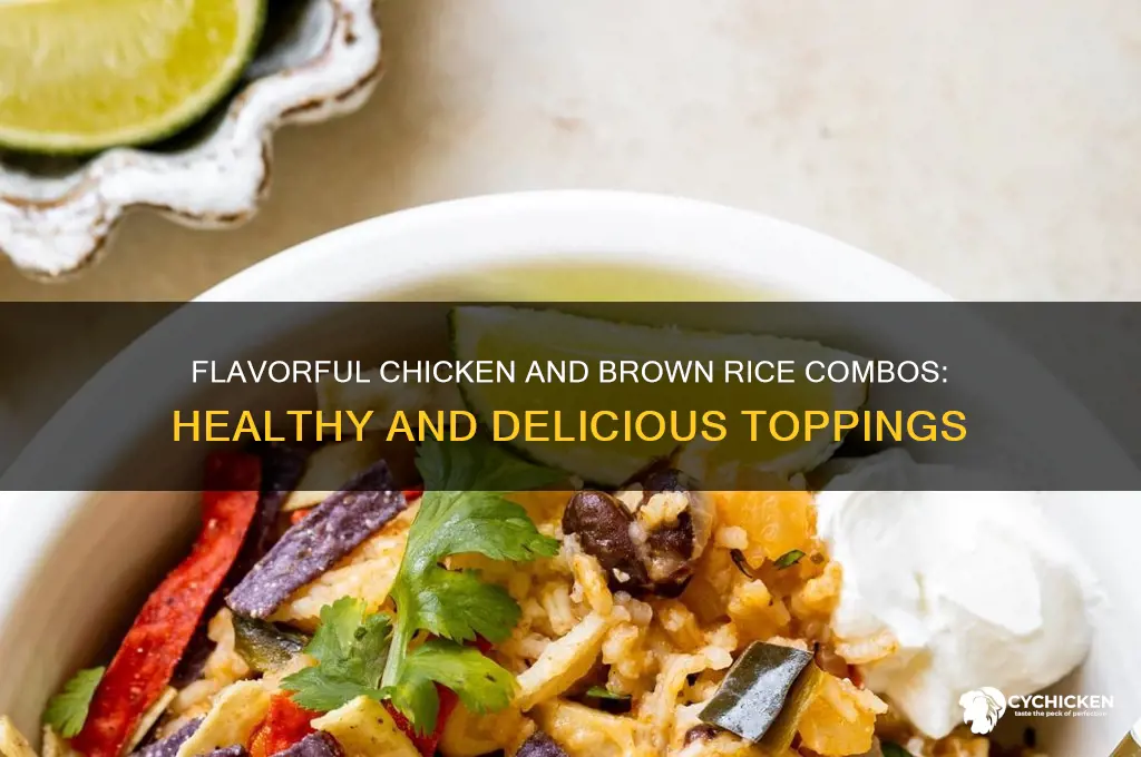 Flavorful Chicken And Brown Rice Combos: Healthy And Delicious Toppings ...