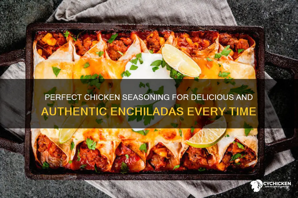 Perfect Chicken Seasoning For Delicious And Authentic Enchiladas Every ...
