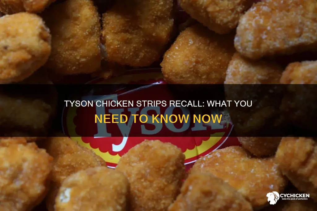 Tyson Chicken Strips Recall: What You Need To Know Now | CyChicken