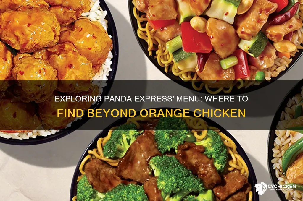 Exploring Panda Express' Menu: Where To Find Beyond Orange Chicken ...