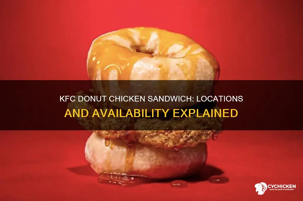 Kfc Donut Chicken Sandwich: Locations And Availability Explained ...