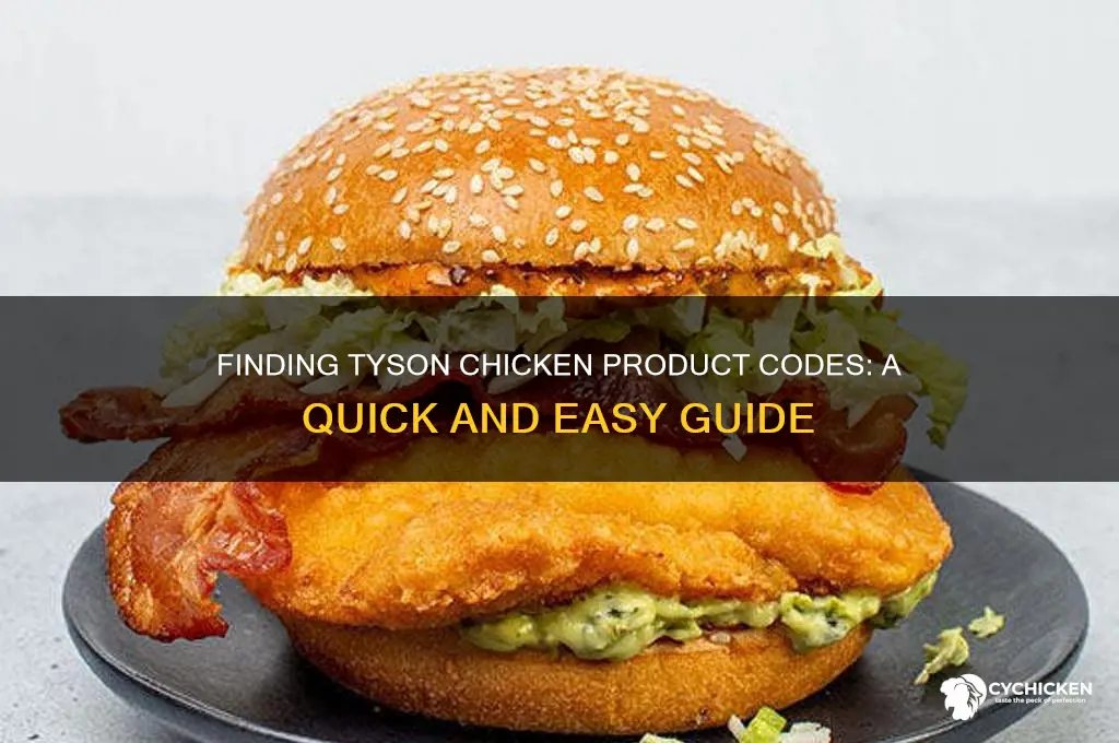 Finding Tyson Chicken Product Codes: A Quick And Easy Guide | CyChicken