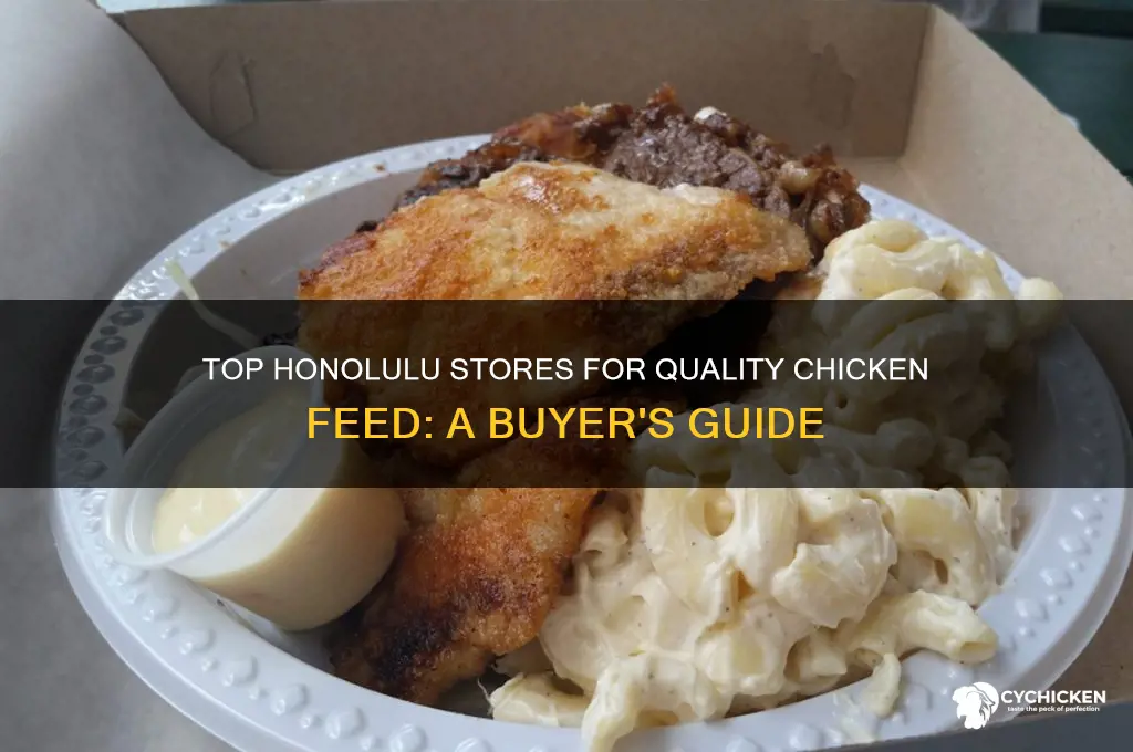 Top Honolulu Stores For Quality Chicken Feed: A Buyer's Guide | CyChicken