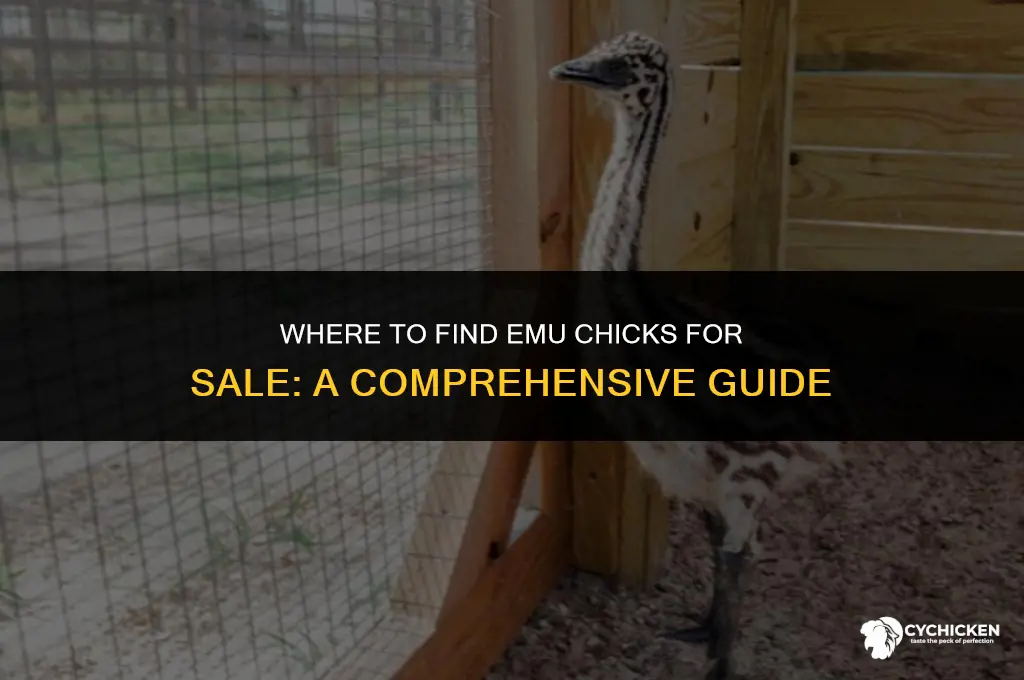 Where To Find Emu Chicks For Sale: A Comprehensive Guide | CyChicken