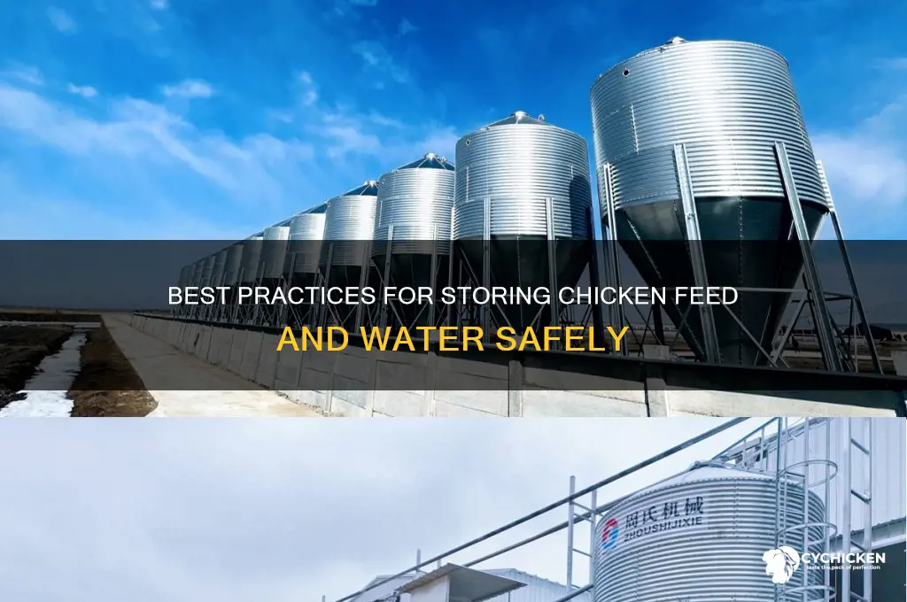 Best Practices For Storing Chicken Feed And Water Safely | CyChicken