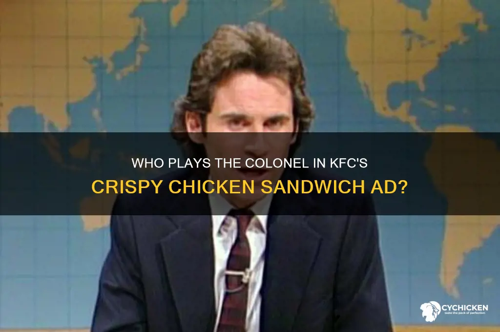Who Plays The Colonel In Kfc's Crispy Chicken Sandwich Ad? | CyChicken