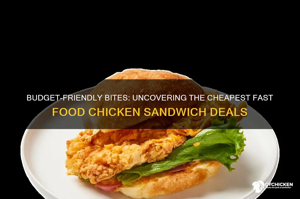 Budget-Friendly Bites: Uncovering The Cheapest Fast Food Chicken ...
