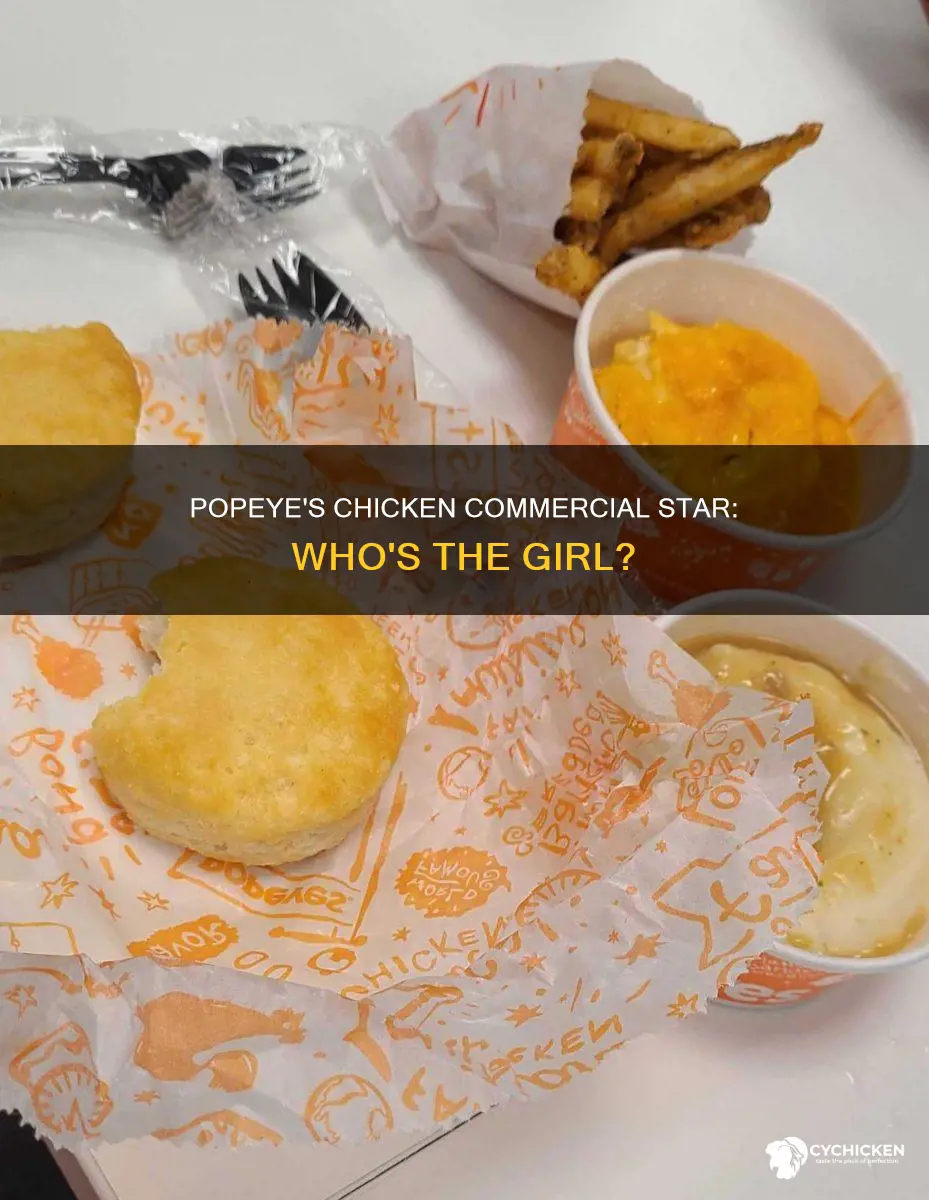 Popeye's Chicken Commercial Star: Who's The Girl? | CyChicken