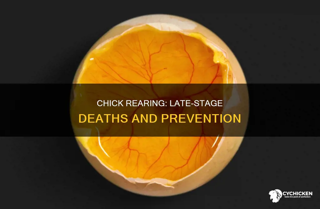 Chick Rearing: Late-Stage Deaths And Prevention | CyChicken