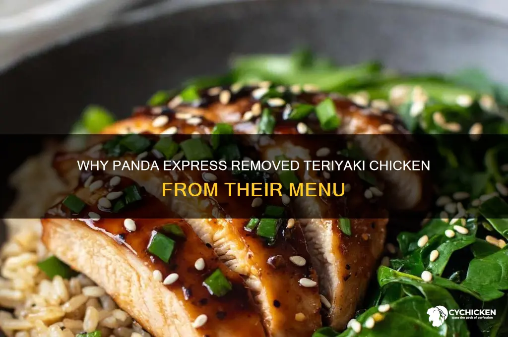 Why Panda Express Removed Teriyaki Chicken From Their Menu | CyChicken