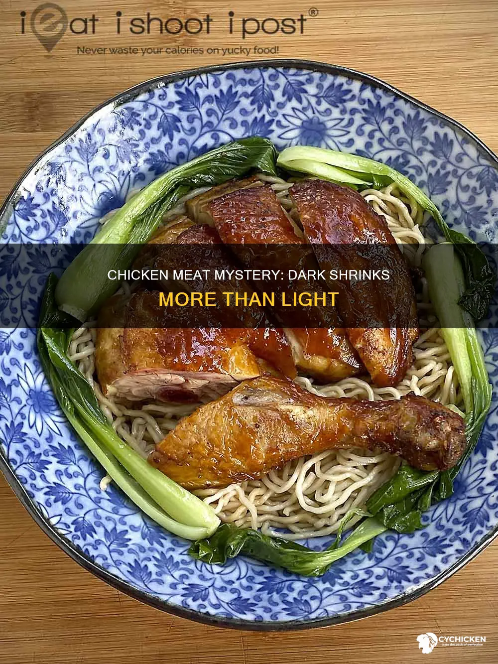 Chicken Meat Mystery: Dark Shrinks More Than Light | CyChicken