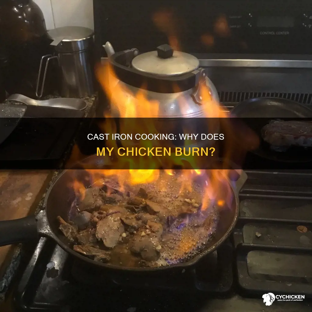 Cast Iron Cooking: Why Does My Chicken Burn? | CyChicken