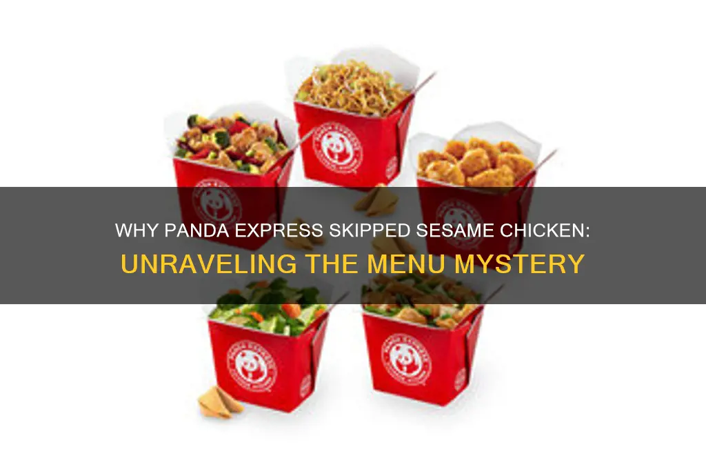 Why Panda Express Skipped Sesame Chicken: Unraveling The Menu Mystery ...