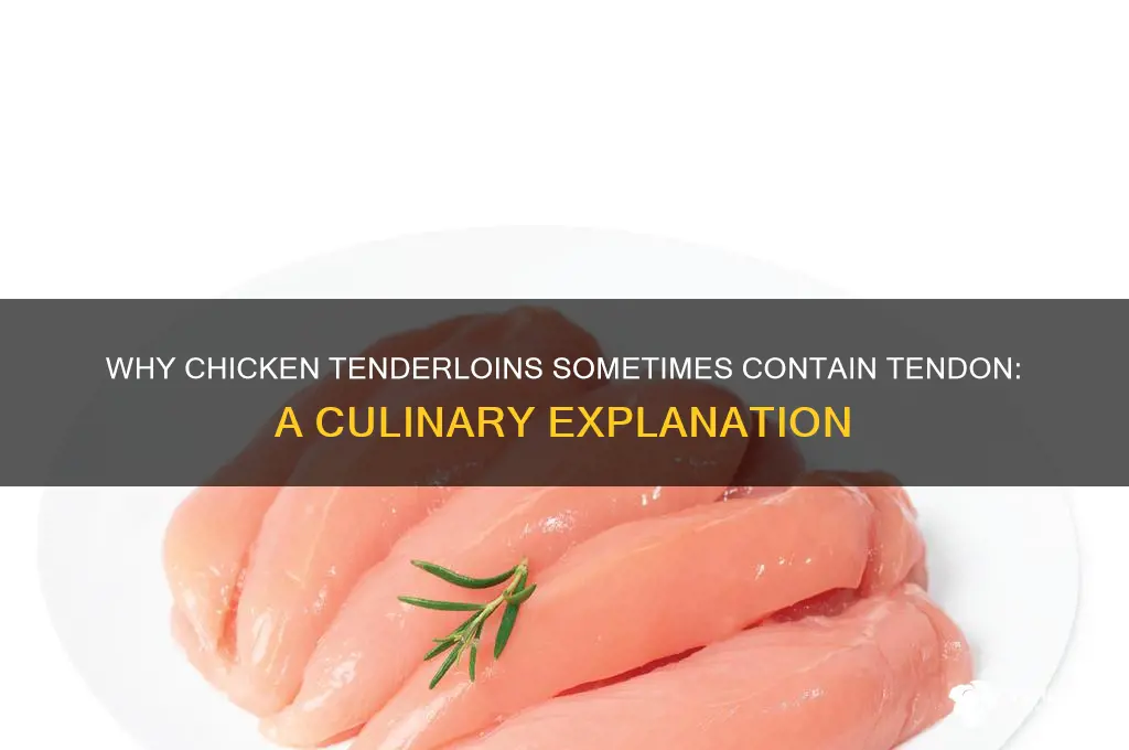 Why Chicken Tenderloins Sometimes Contain Tendon: A Culinary ...